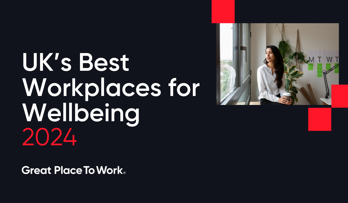 Revealed: UK's Best Workplaces for Wellbeing™ 2024